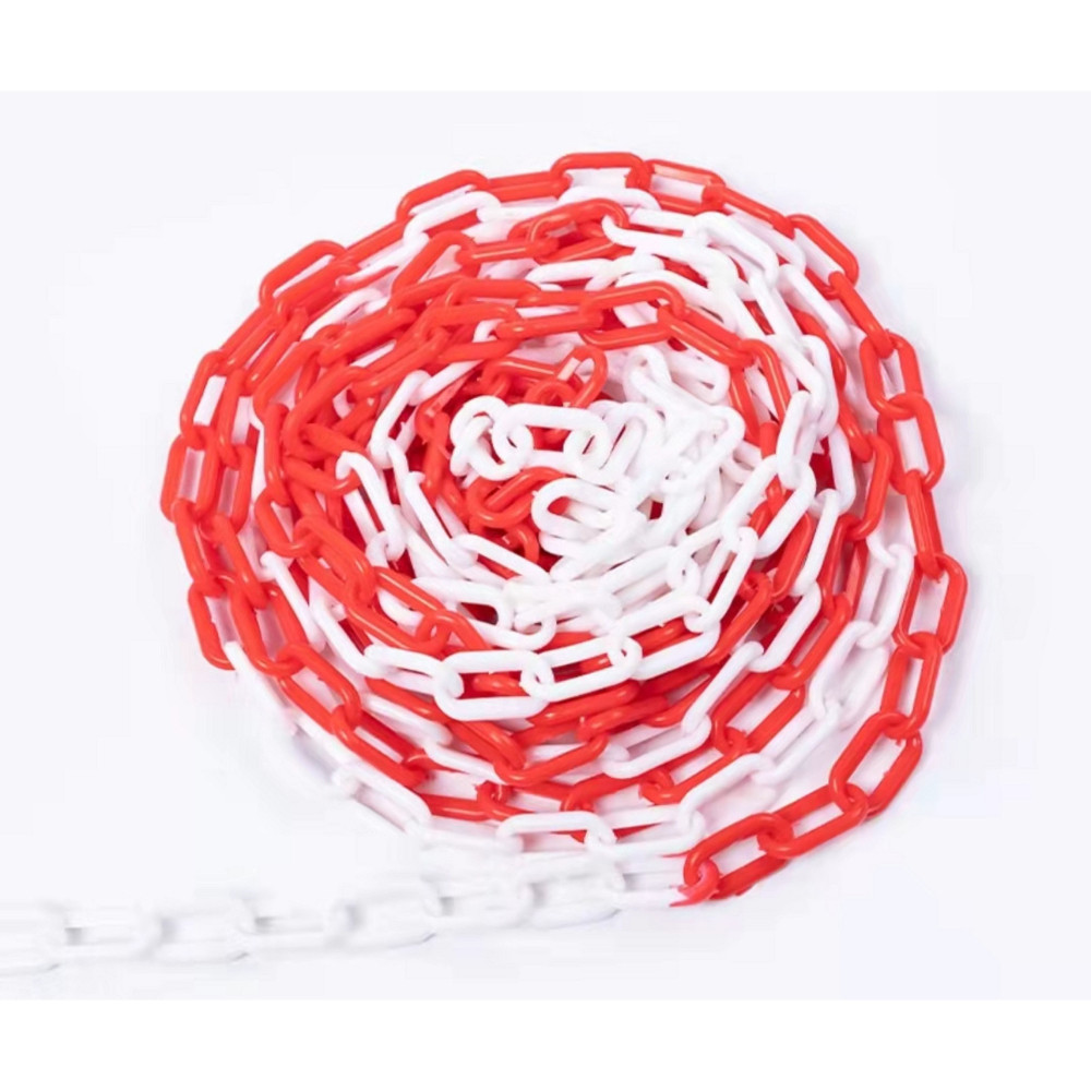 One Stop Sourcing & Supply Co. - TRAFF-TEX Red & White Chain - 6mm x 25M
